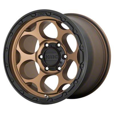 KMC Sierra 3500 Dirty Harry Matte Bronze with Black Lip 8-Lug Wheel ...