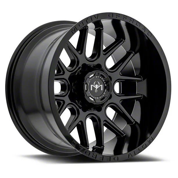 Motiv Offroad RAM 2500 Magnus Gloss Black 8-Lug Wheel; 20x9; 18mm ...