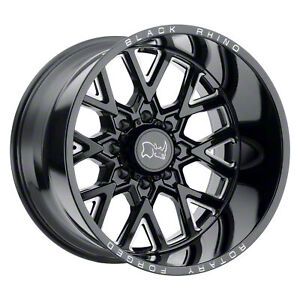 Black Rhino Silverado 2500 Grimlock Gloss Black Milled 8-Lug Wheel ...