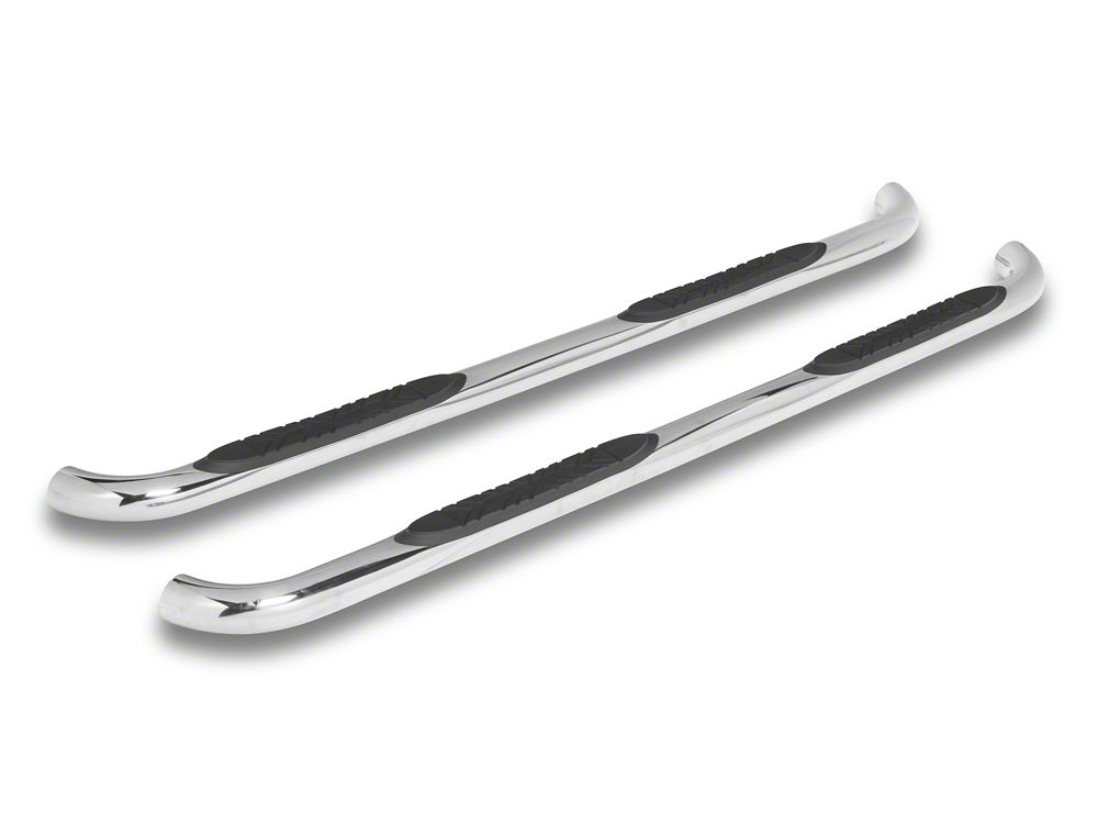 Barricade E-Series 3-Inch Side Steps; Stainless Steel; Rocker Panel ...