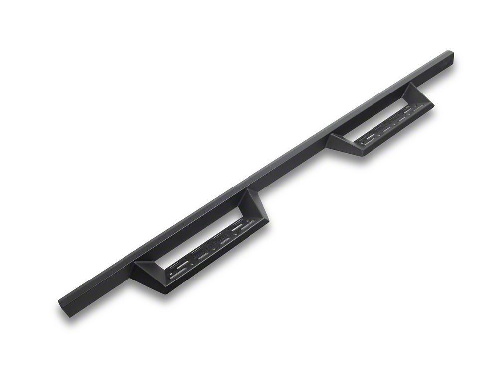 Barricade Canyon Drop Steps; Textured Black (07-19 Sierra 2500 HD Crew ...