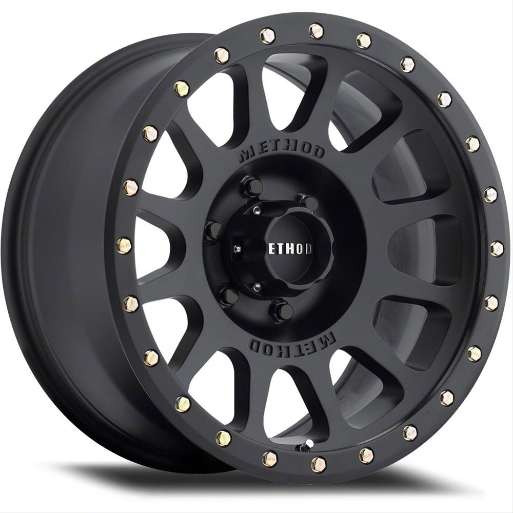 Method Race Wheels RAM 2500 MR305 NV Matte Black 8-Lug Wheel; 17x8.5 ...