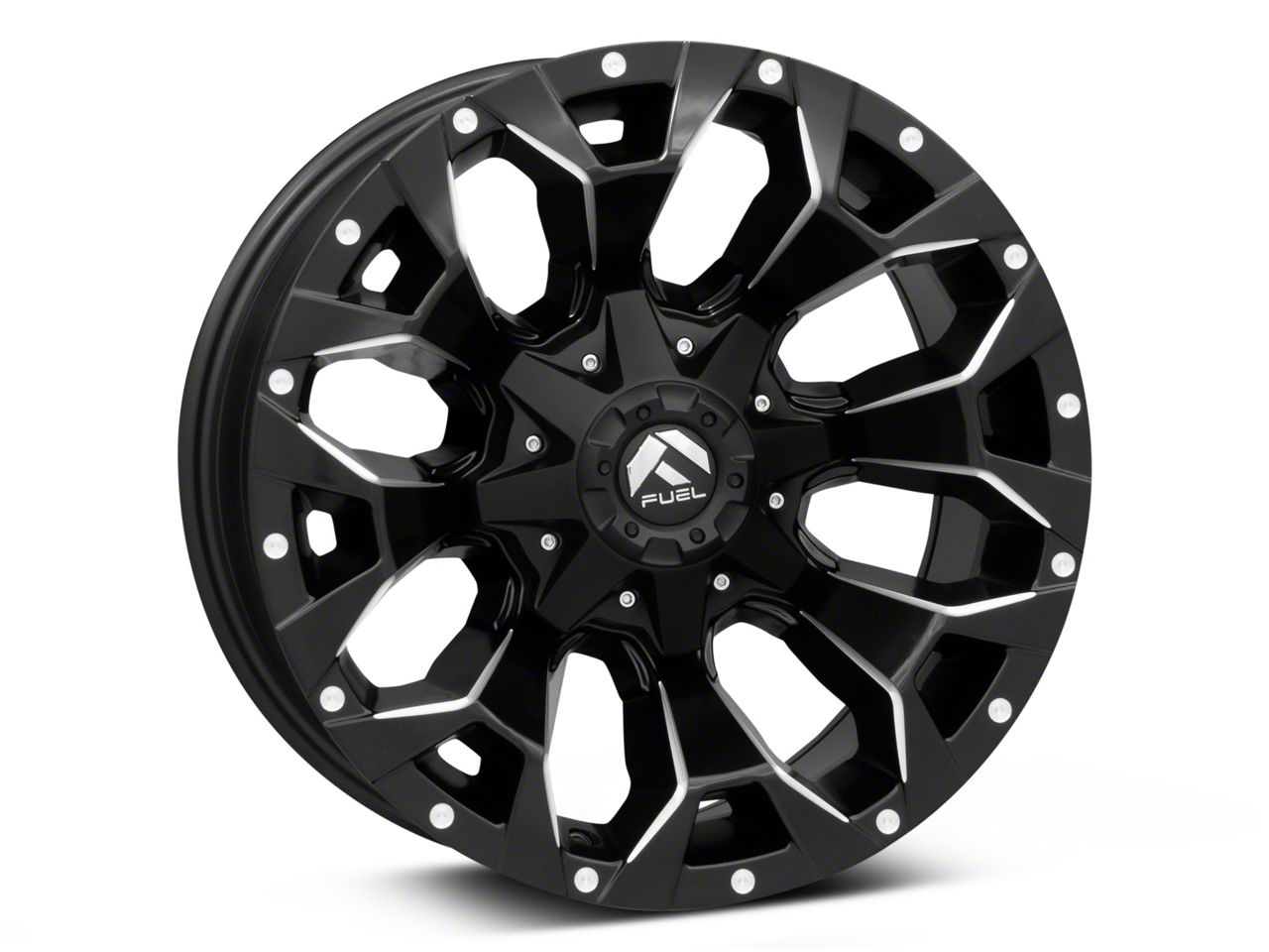 Fuel Wheels RAM 2500 Assault Matte Black Milled 8-Lug Wheel; 18x9; 20mm ...