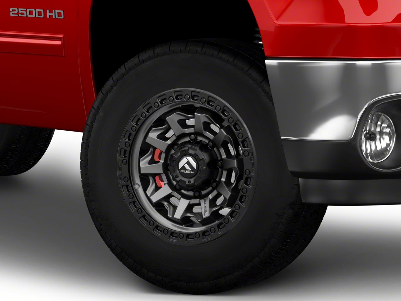 Fuel Wheels Silverado 3500 Covert Matte Gunmetal 8-Lug Wheel; 18x9; 1mm ...