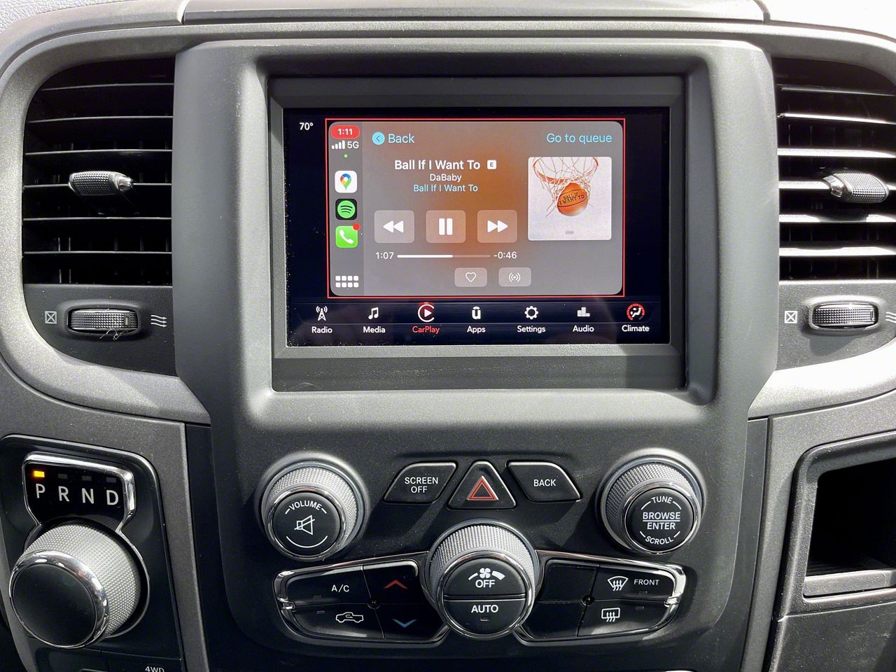 Infotainment RAM 2500 Uconnect 4 UAG 7-Inch Display with Apple CarPlay ...