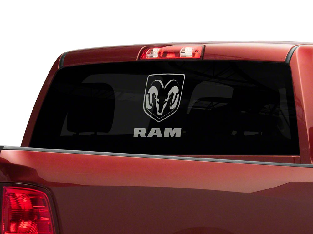 RAM Licensed by RedRock Large RAM Head with Logo; Frosted (03-18 RAM ...