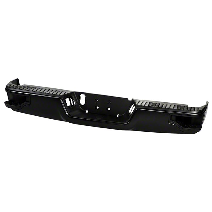 RAM 2500 Corner Step Style Steel Rear Bumper; Black (10-12 RAM 2500)