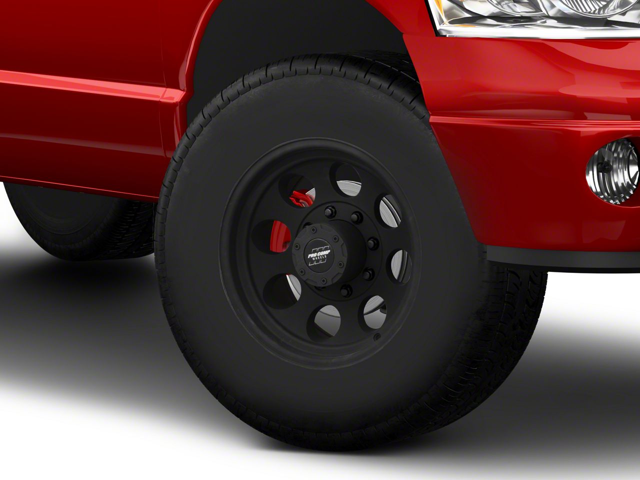 Pro Comp Wheels RAM 2500 69 Series Vintage Flat Black 8-Lug Wheel; 17x9 ...