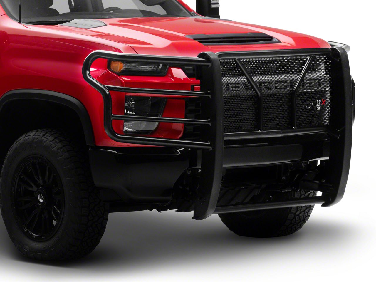 Silverado 2500 HDX Grille Guard; Black (20-22 Silverado 2500 HD) - Free ...