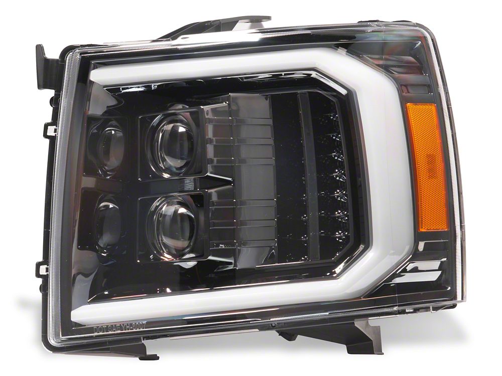 Raxiom LED Halo Surround Headlights; Black Housing; Clear Lens (07-14 ...