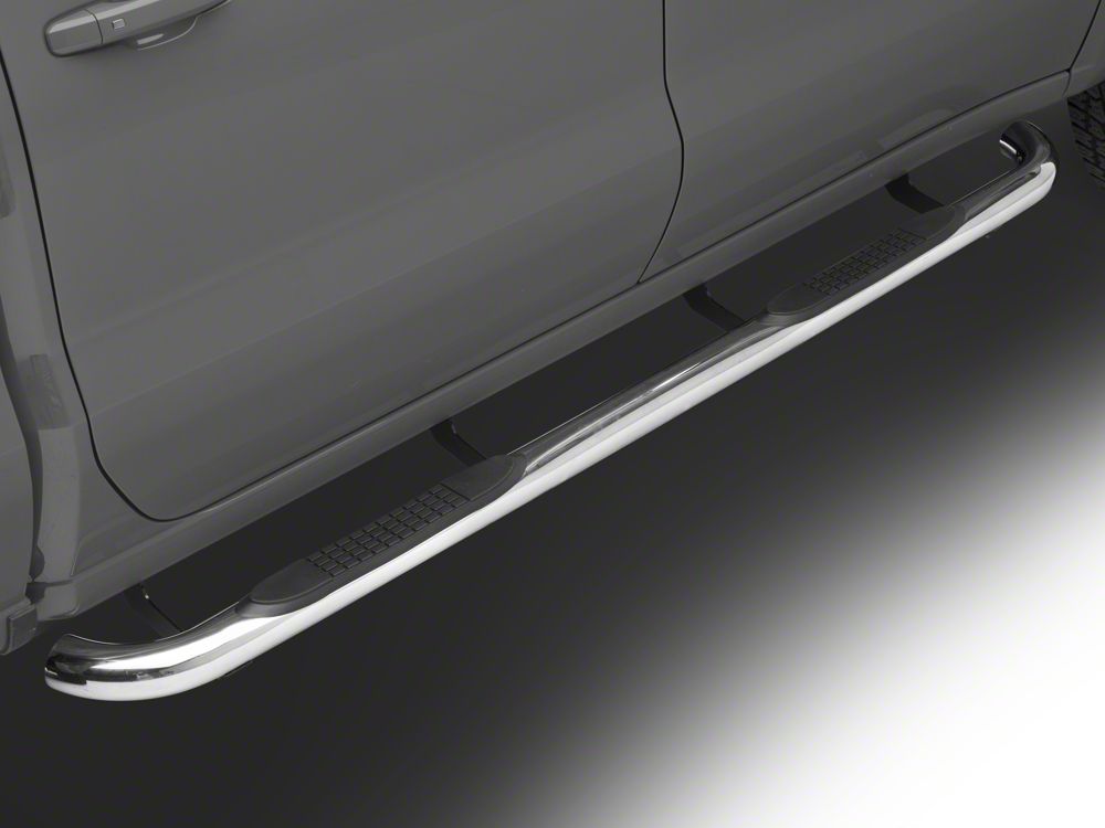 Barricade 3-Inch Side Step Bars; Stainless Steel (20-25 Silverado 2500 ...