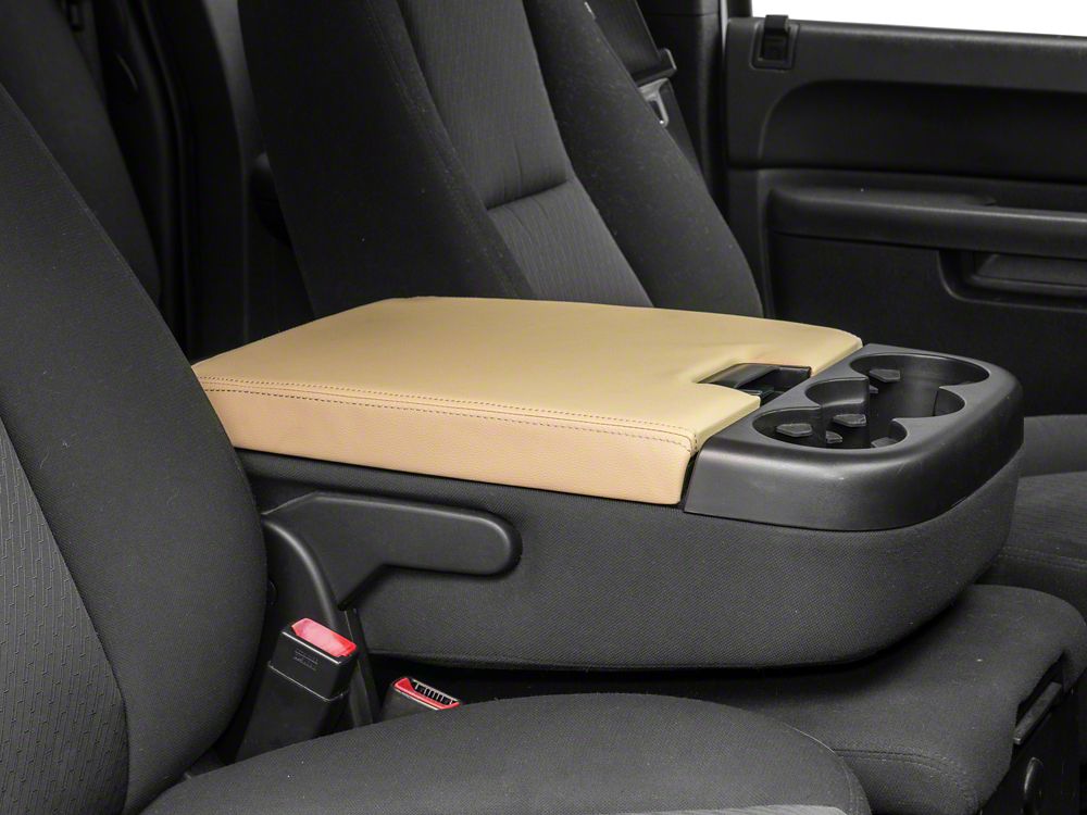 RedRock Replacement Leather Center Console Cover Only Tan 07 14 Silverado 2500 HD RedRock