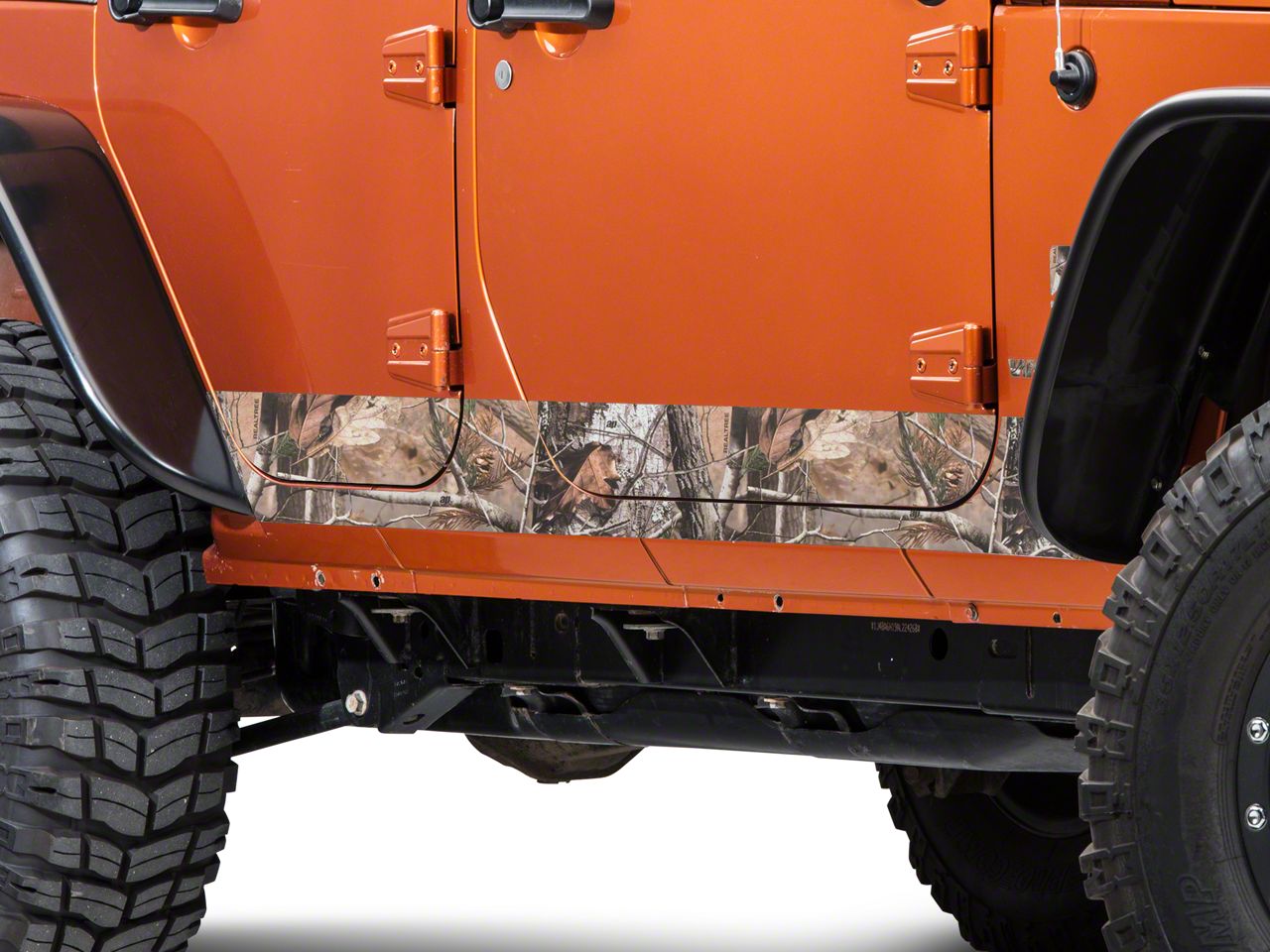 Jeep Wrangler Rocker Panel Decal - Realtree Camo (07-18 Jeep Wrangler ...