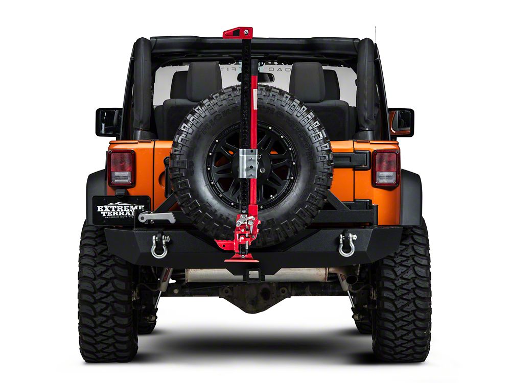 RedRock Extreme Recovery Jack Spare Tire Mount (87-18 Jeep Wrangler YJ ...