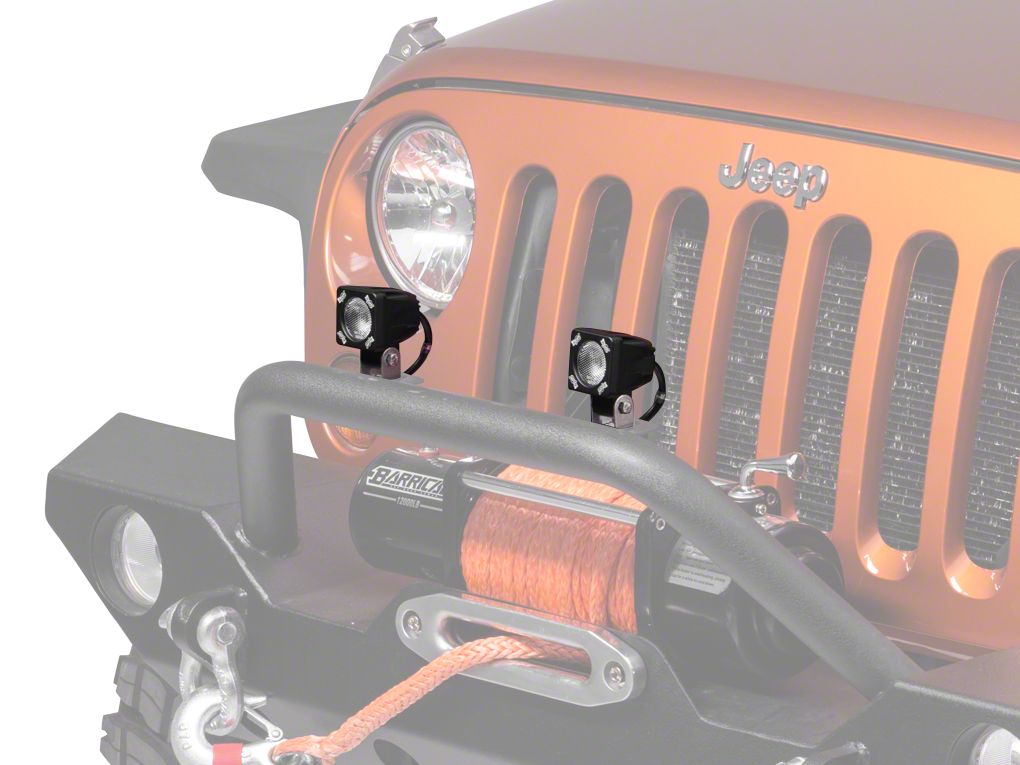 Vision X Toyota 4-Runner 2-Inch Solstace Solo LED Pod Light; 35 Degree ...