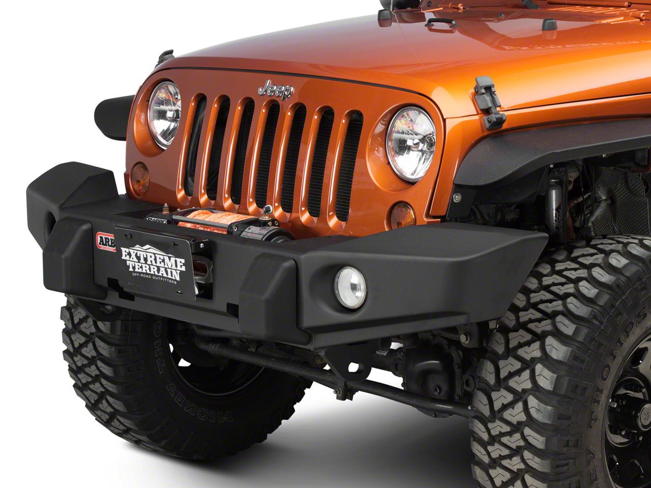ARB Jeep Wrangler Deluxe Winch Front Bumper 3950200 (07-18 Jeep ...
