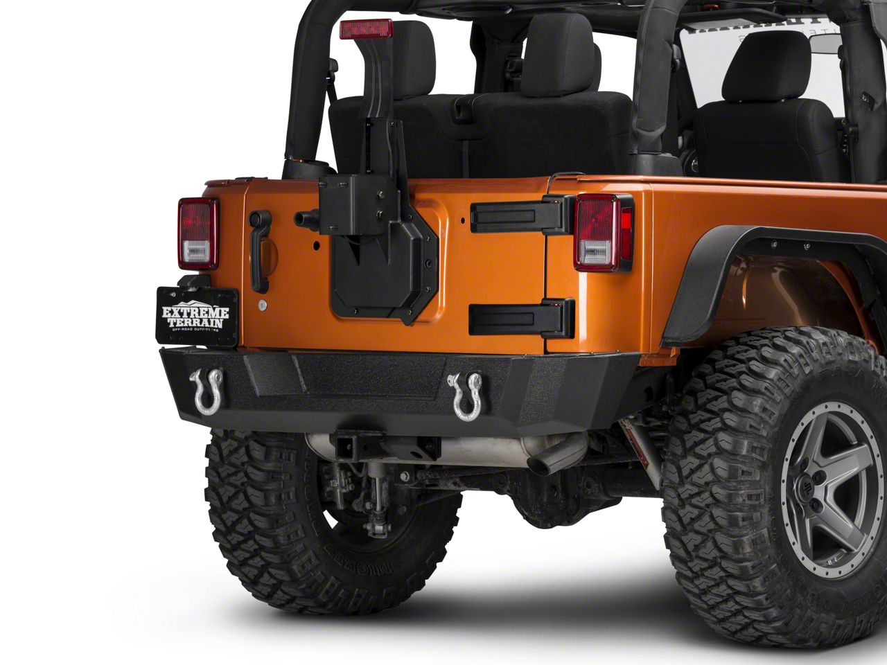 Rugged Ridge Jeep Wrangler Spartacus HD Tire Carrier - Wheel Mount ...