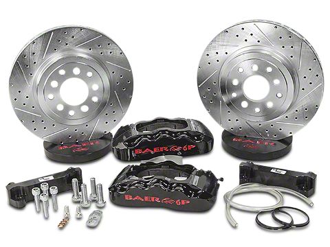 Baer Jeep Wrangler 13.5 in. Front Pro Brake System - Black 4401000B (07 ...