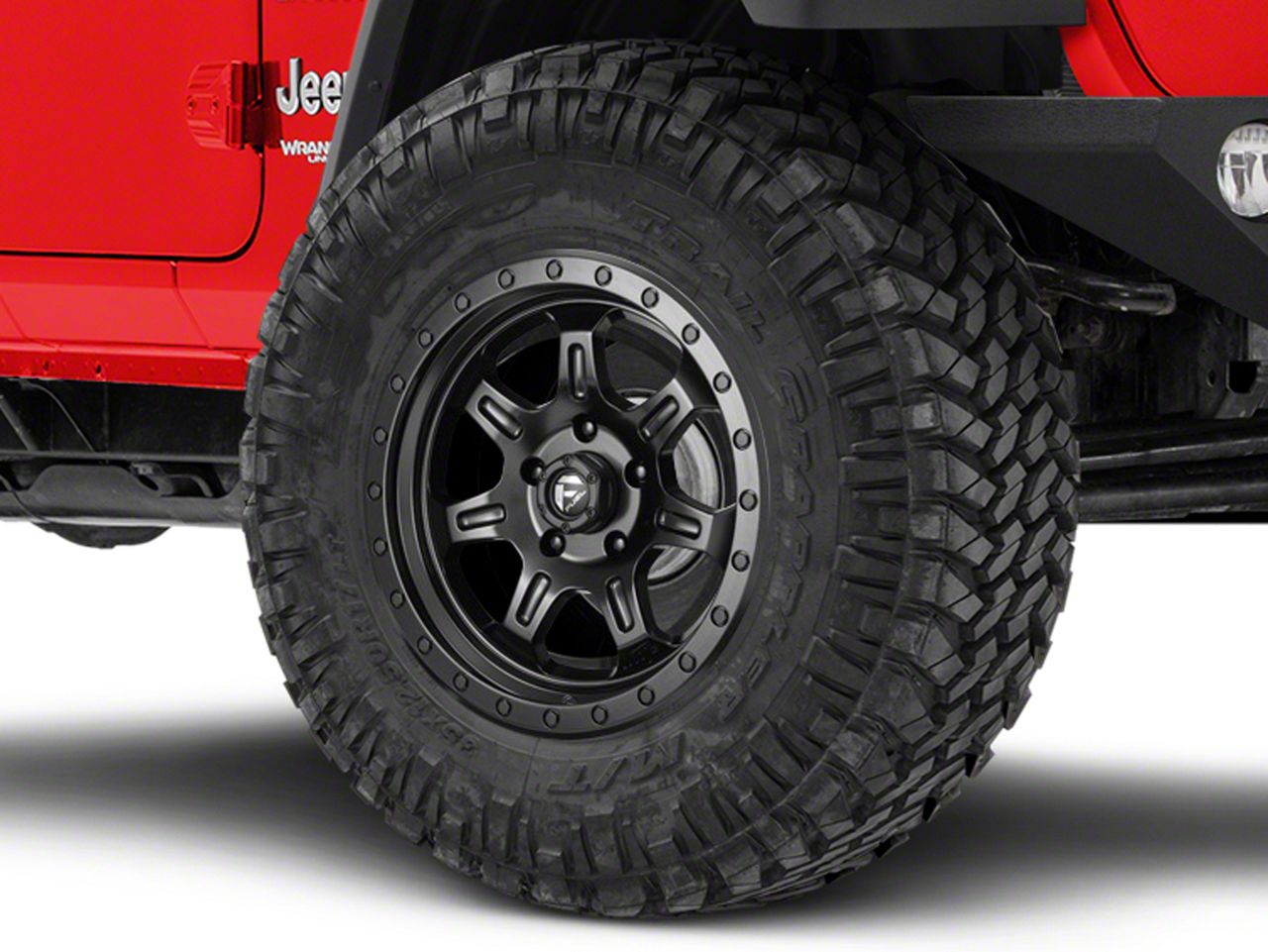 Fuel Wheels Jeep Wrangler JM2 Matte Black Wheel; 17x8.5 D57217857345 ...