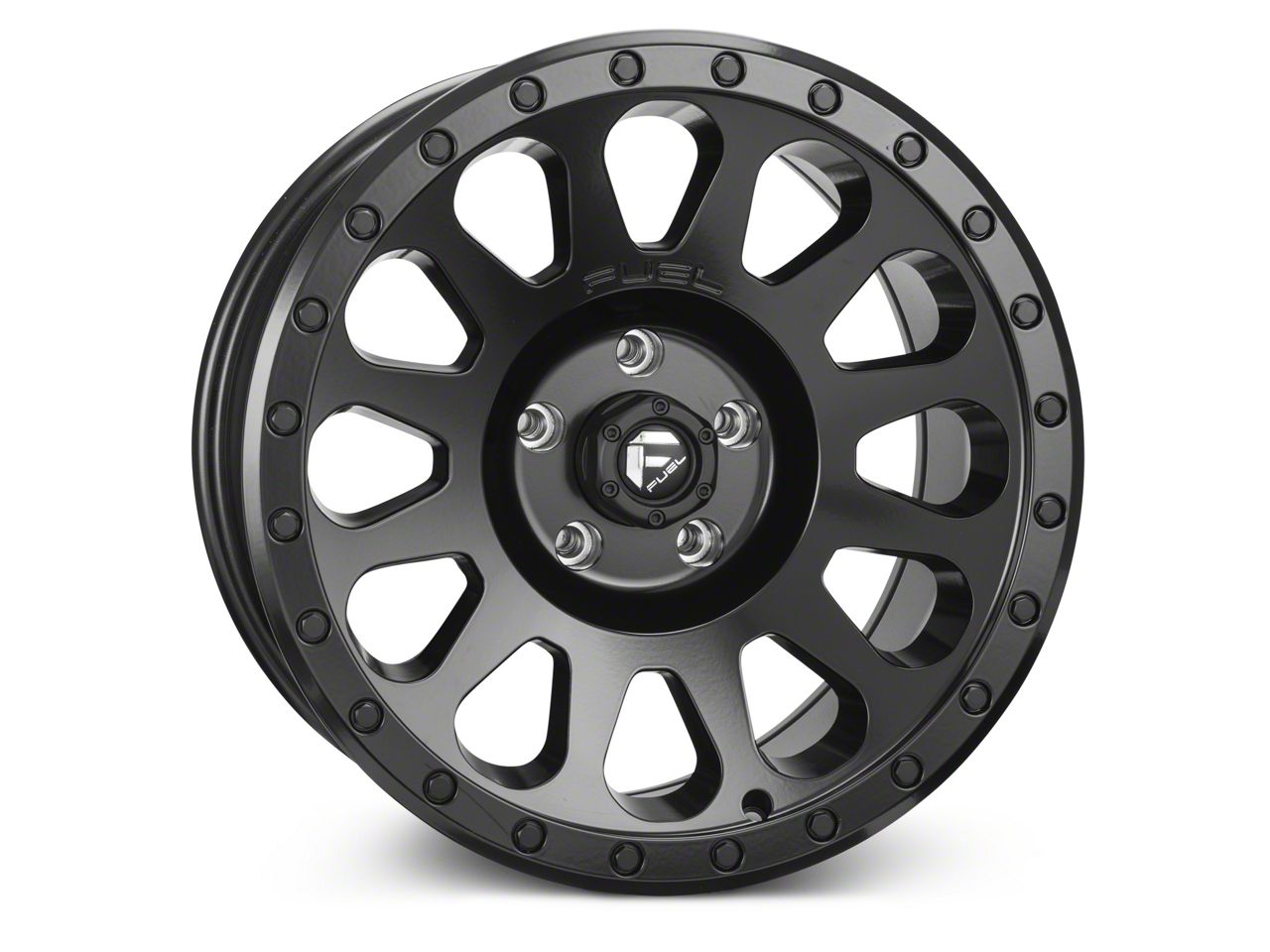 Fuel Wheels Jeep Wrangler Vector Matte Black Wheel; 18x9 D57918907350 ...