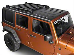 Teraflex Jeep Wrangler Nebo Roof Rack Main Rail Kit; Black 4722010 (11 ...