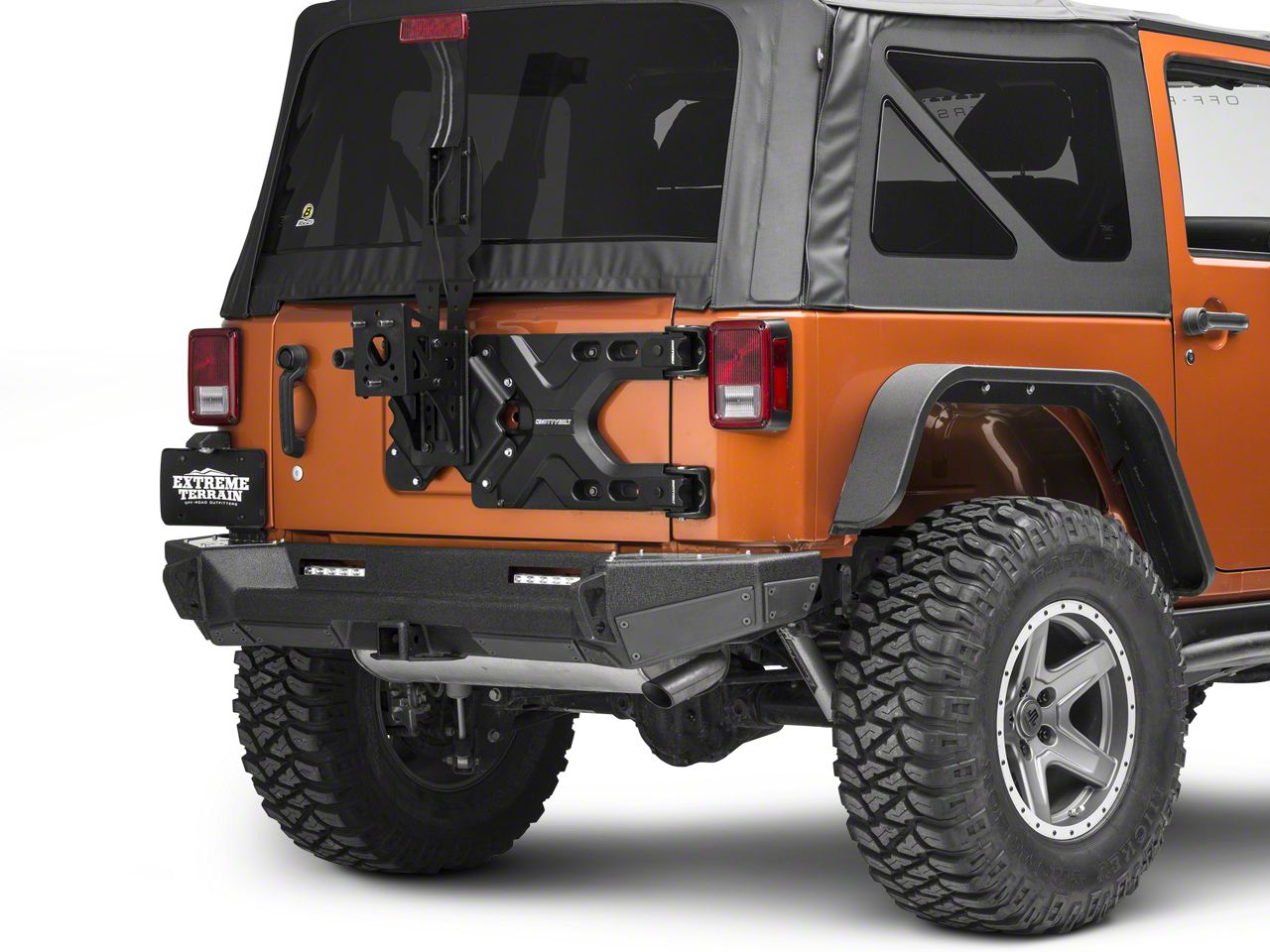 Smittybilt Jeep Wrangler Pivot HD Tire Carrier 2843 (07-18 Jeep ...
