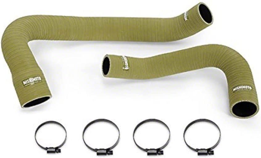 Mishimoto Jeep Wrangler Silicone Radiator Hose Kit - Olive Drab MMHOSE ...