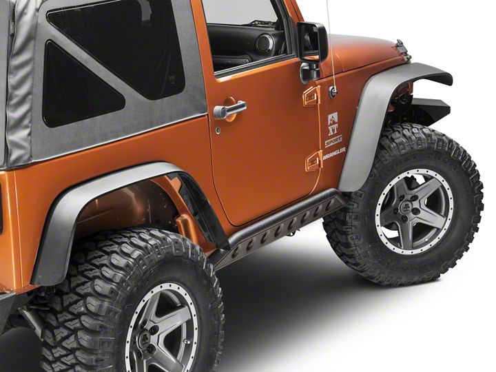 How to Install Smittybilt SRC Rocker Guards - Black Textured on your ...