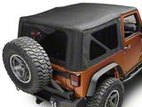 Smittybilt Jeep Wrangler Premium Replacement Soft Top with Tinted ...