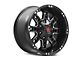 Havok Off-Road Jeep Wrangler H-103 Black Machined Wheel - 17x9 ...