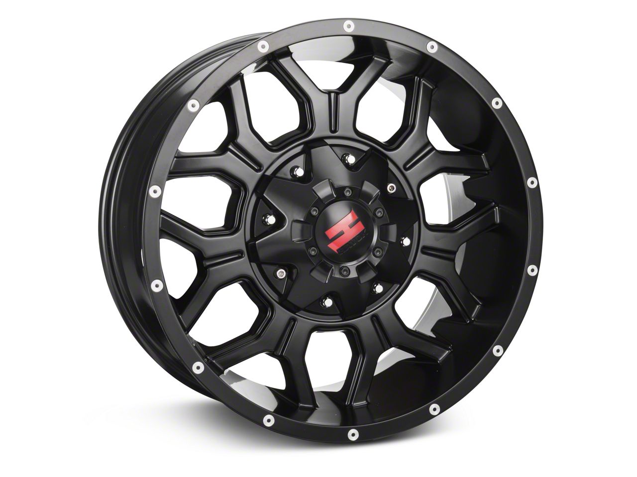 Havok Off-Road Jeep Wrangler H106 Matte Black Wheel; 18x9 H106 890 060 ...