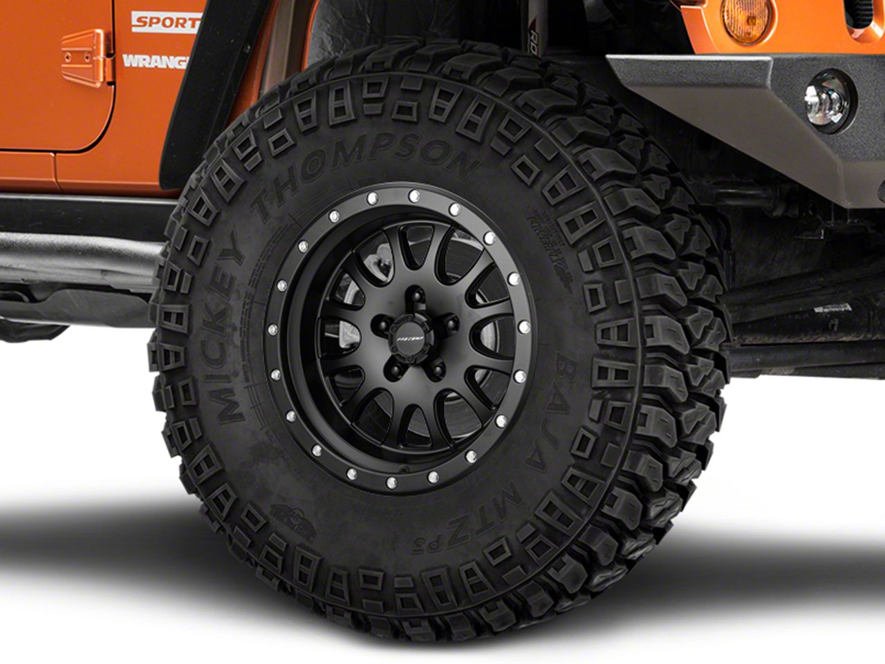 Pro Comp Wheels Jeep Wrangler Alloy Series 44 Syndrome Satin Black ...