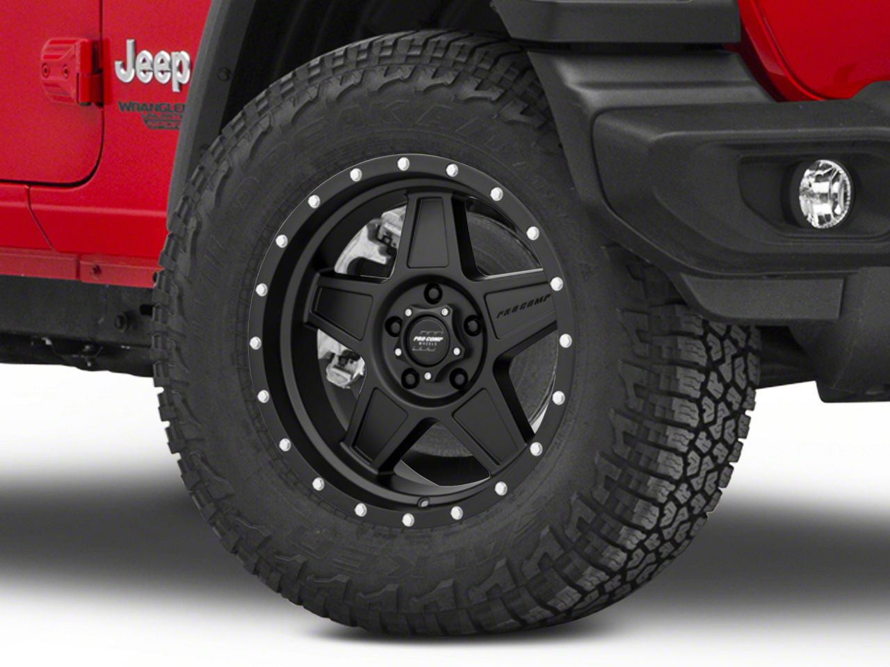 Pro Comp Wheels Jeep Wrangler Predator Satin Black Wheel; 18x9 5035 ...