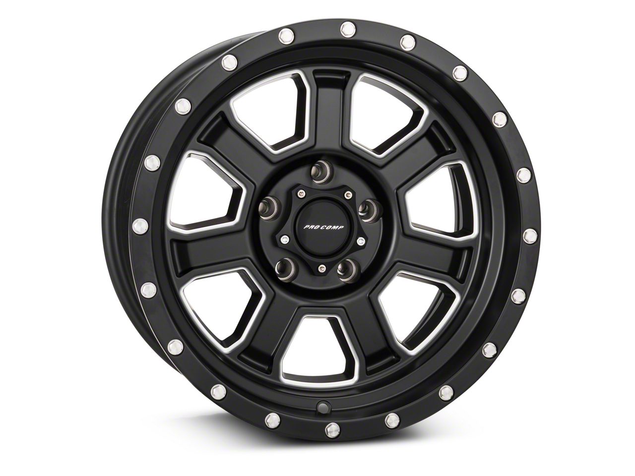Pro Comp Wheels Jeep Grand Cherokee Sledge Satin Black Milled Wheel ...