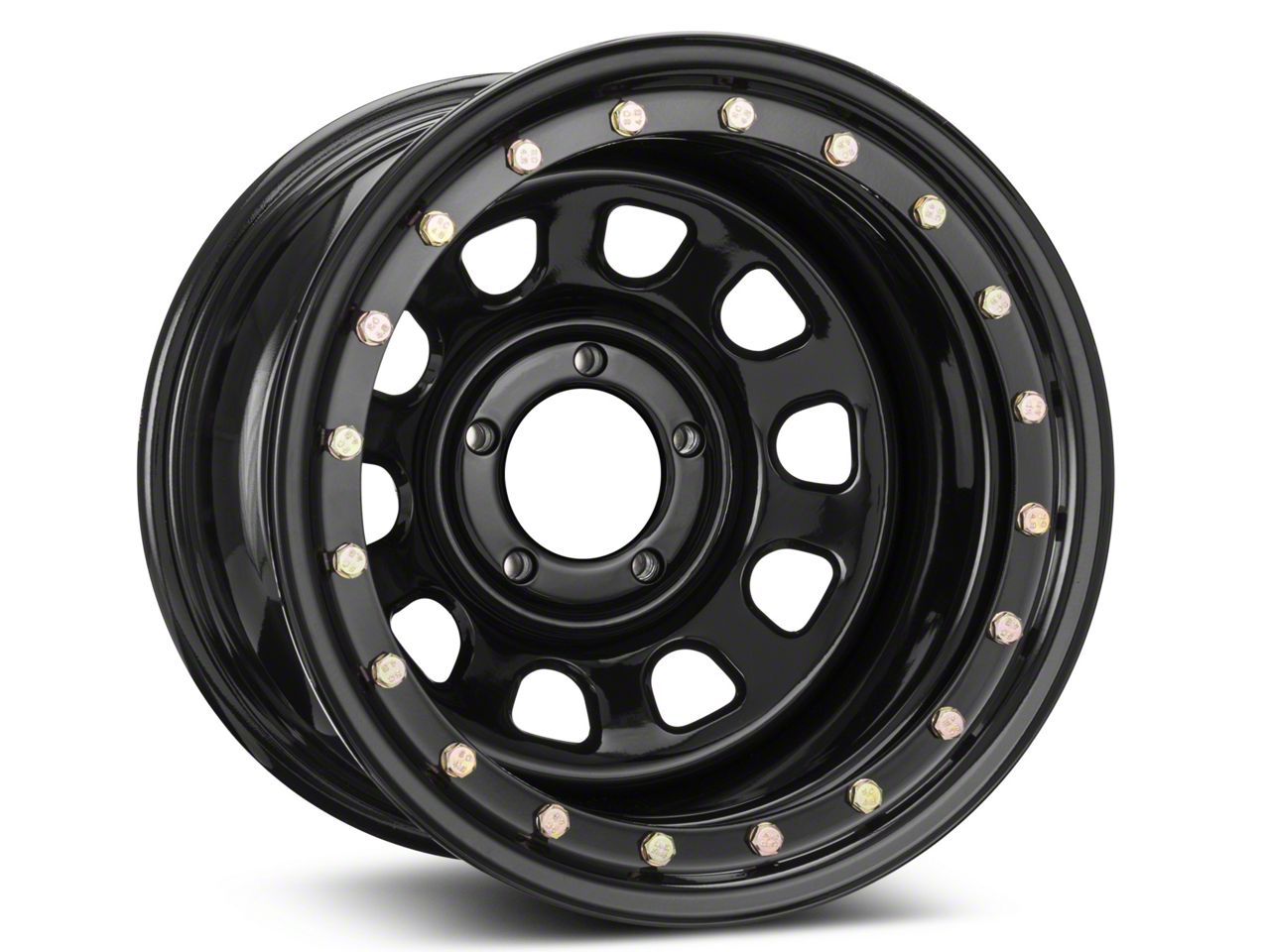 Pro Comp Wheels Jeep Wrangler Steel Series 252 Street Lock Gloss Black ...