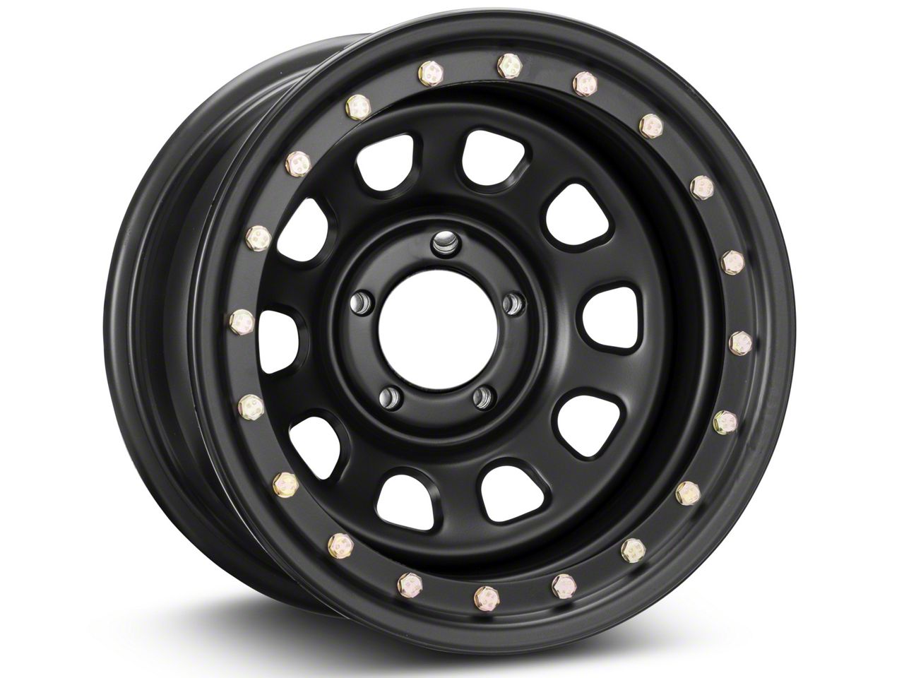 Pro Comp Wheels Jeep Wrangler Steel Series 252 Street Lock Flat Black ...