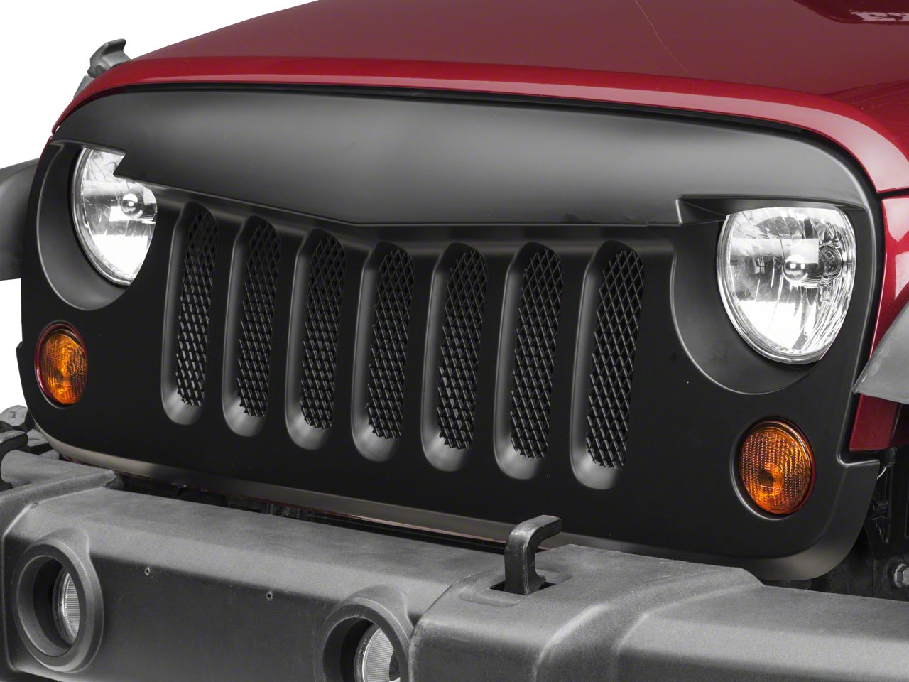 Angry Shark Grill For Jeep Wrangler JL Gladiator 2018-2023
