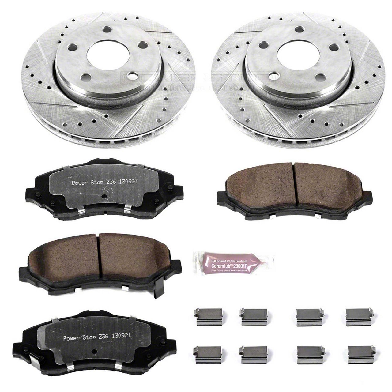 PowerStop Jeep Wrangler Z36 Extreme Truck and Tow Brake Rotor and Pad ...