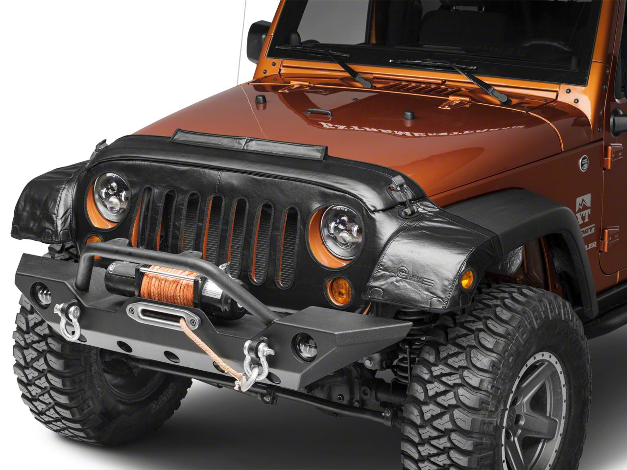 Covercraft Colgan Custom Jeep Wrangler Original Front End Bra; Black ...