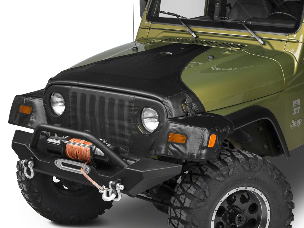 Covercraft Colgan Custom Jeep Wrangler Full Front End Bra; Black Crush ...