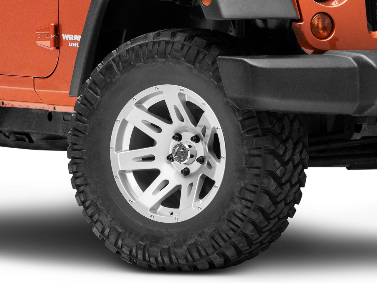 Rugged Ridge Jeep Wrangler XHD Aluminum Silver Wheel - 17x9 15301.40 ...