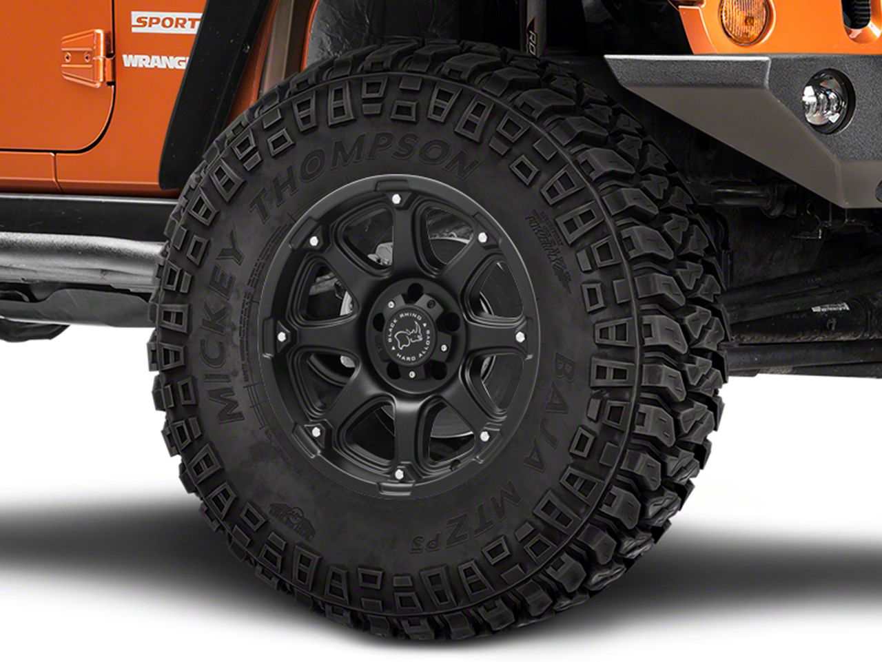 Black Rhino Jeep Wrangler Glamis Matte Black Wheel - 17x9 1790GLA ...