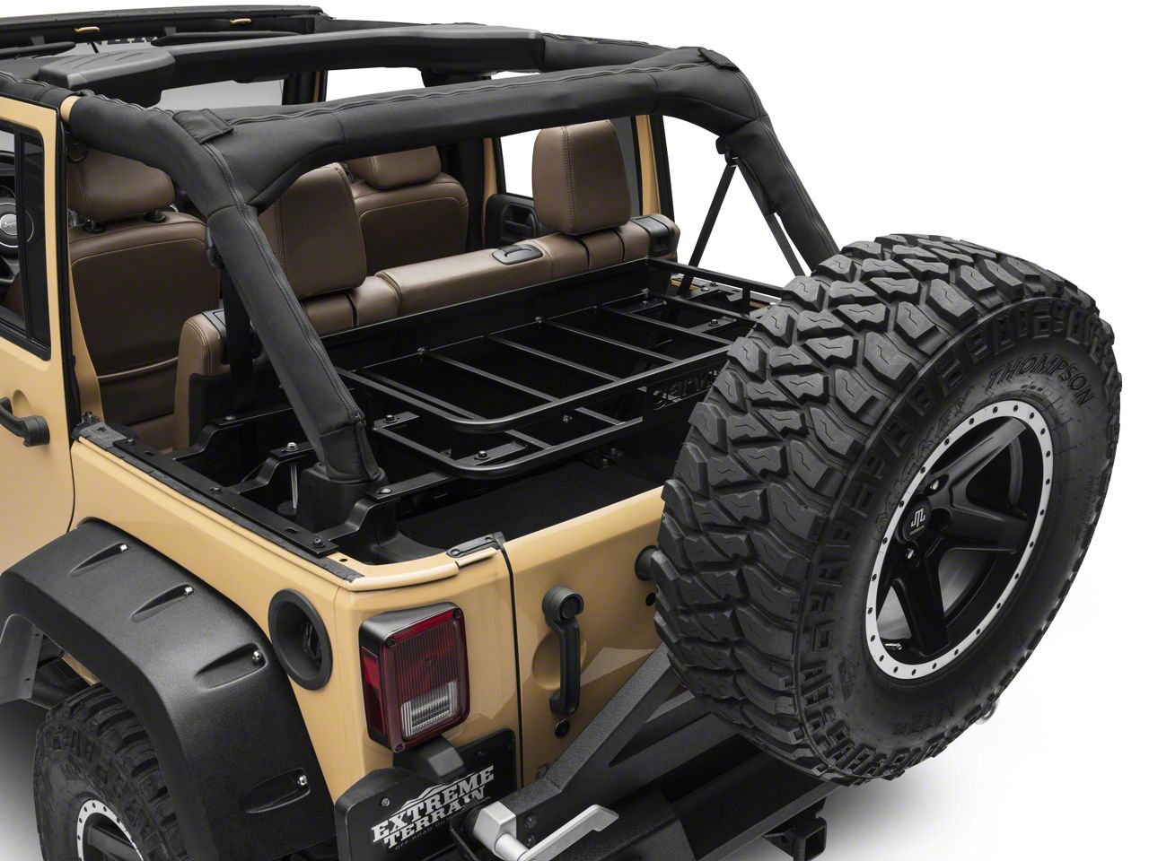 Garvin Jeep Wrangler Utility Rack 44015 (07-18 Jeep Wrangler JK 4-Door ...