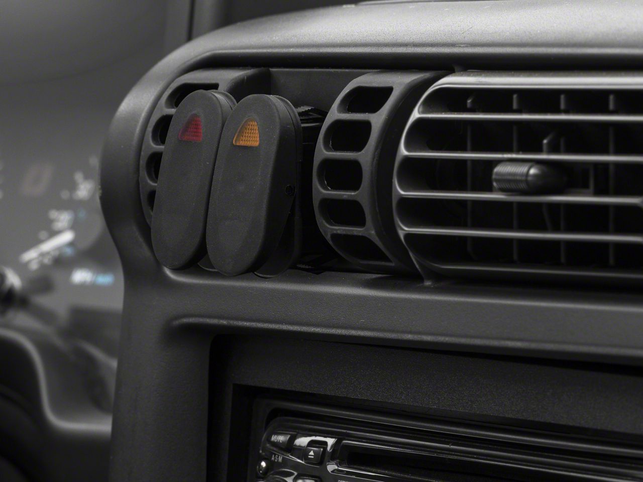 Rugged Ridge Jeep Wrangler Black AC Vent Switch Pod Kit 17235.80 (97-06 ...