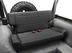 Jeep Wrangler Roll Bar Pad Kit; Black Denim (97-02 Jeep Wrangler TJ)