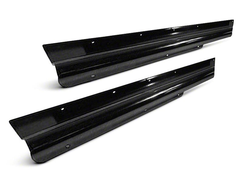 Jeep Wrangler Rocker Panel Guard Set; Gloss Black (97-06 Jeep Wrangler ...