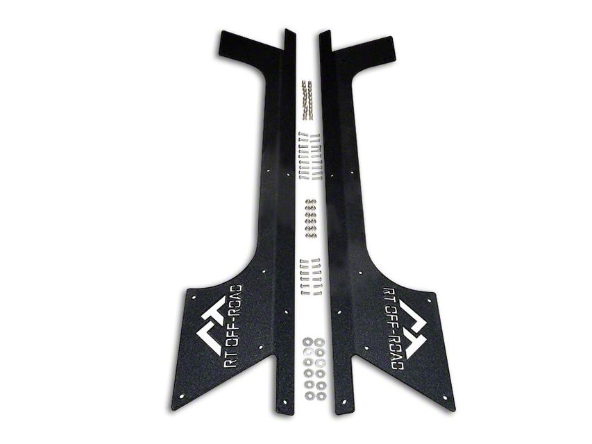 Jeep Wrangler Rocker Panel Guard Set; Textured Black (07-18 Jeep ...