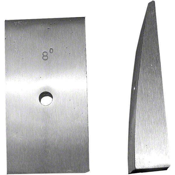 Jeep Wrangler Rear Leaf Spring Shims; 8 Degree (87-95 Jeep Wrangler YJ)