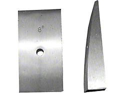 Jeep Wrangler Rear Leaf Spring Shims; 6 Degree (87-95 Jeep Wrangler YJ)