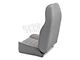 Smittybilt Jeep Wrangler Standard Front Bucket Seat; Light Gray Denim ...